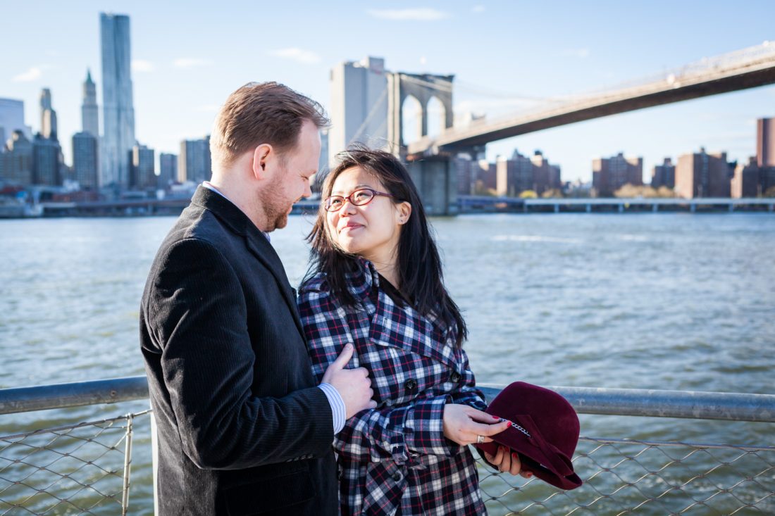Brooklyn Bridge Park & Red Hook Engagement Photos | Love in Brooklyn!