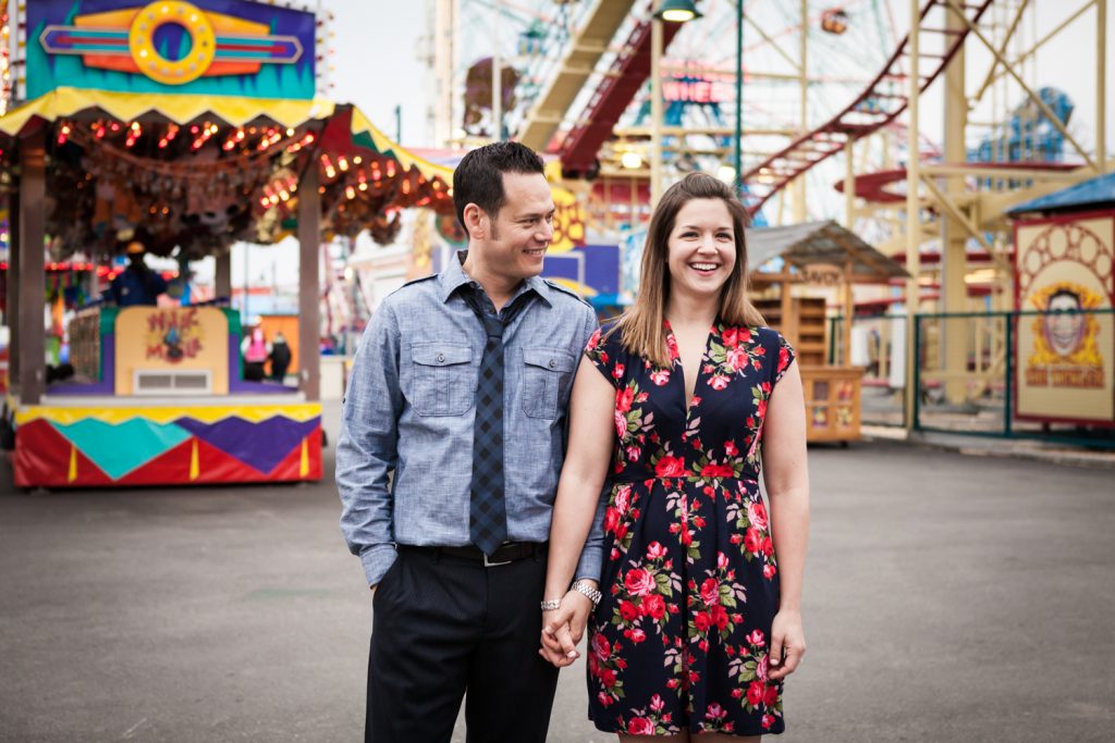 Coney Island Engagement Photo Tips | Look Your Boardwalk Best