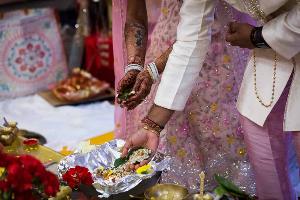 A Hindu Engagement Ceremony in Queens: Sagai Ceremony Photos