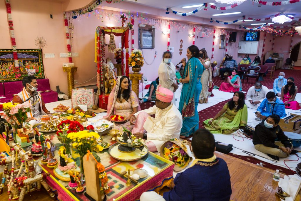 A Hindu Engagement Ceremony in Queens: Sagai Ceremony Photos