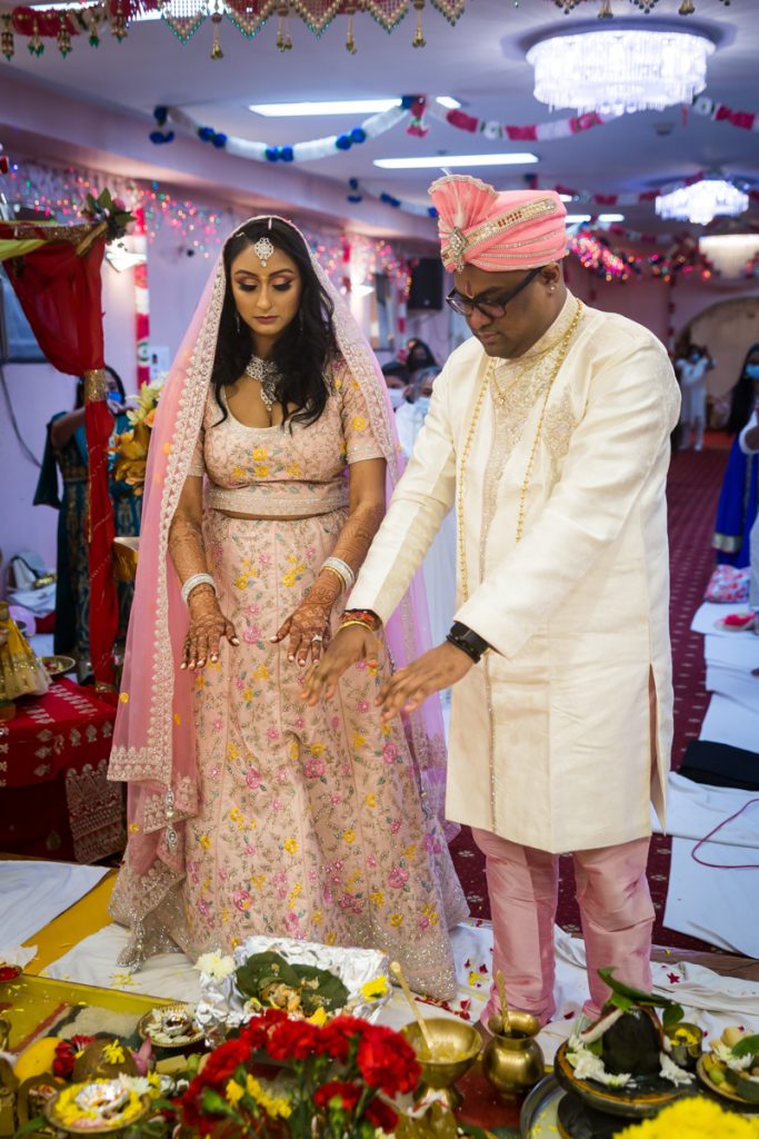 A Hindu Engagement Ceremony in Queens: Sagai Ceremony Photos