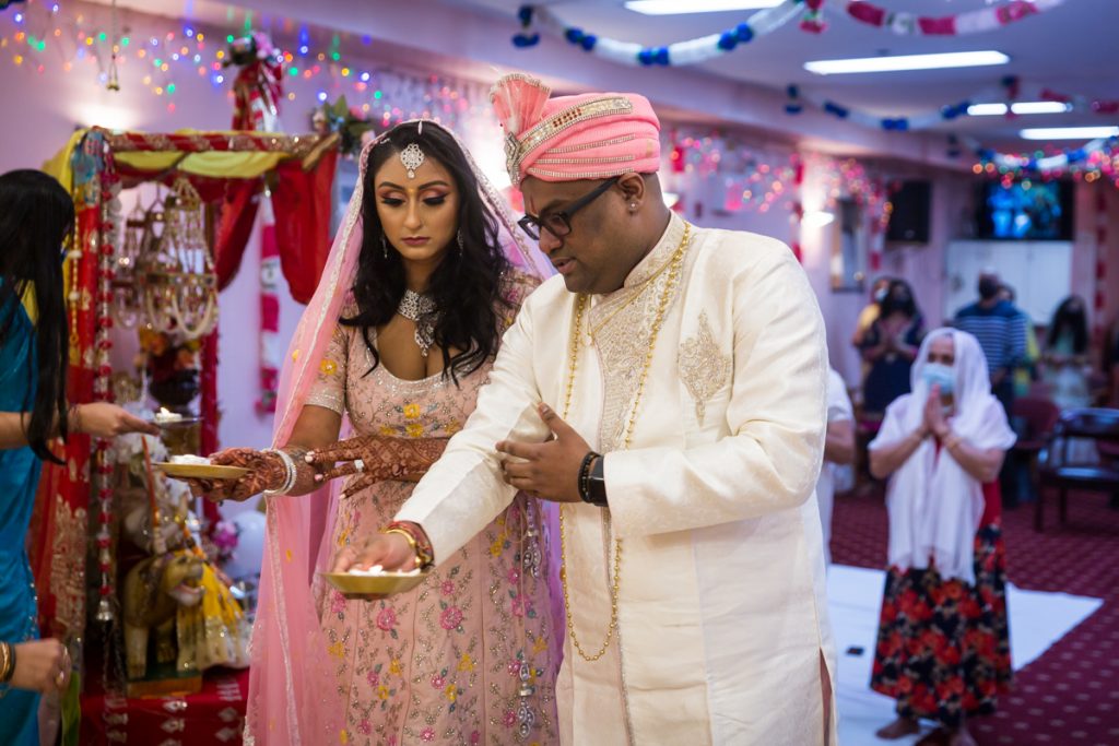 A Hindu Engagement Ceremony in Queens: Sagai Ceremony Photos