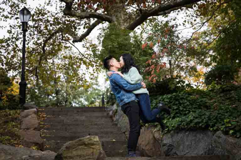 Fort Tryon Park Engagement Photos