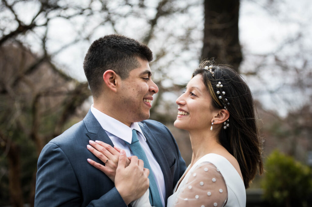 Fort Tryon Park Wedding -- Cold Weather, Warm Hearts