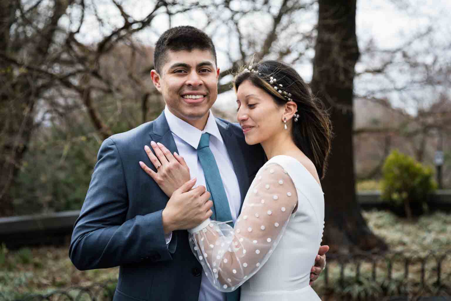 Fort Tryon Park Wedding -- Cold Weather, Warm Hearts