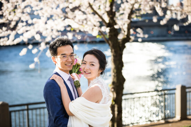 Roosevelt Island Engagement Photoshoot